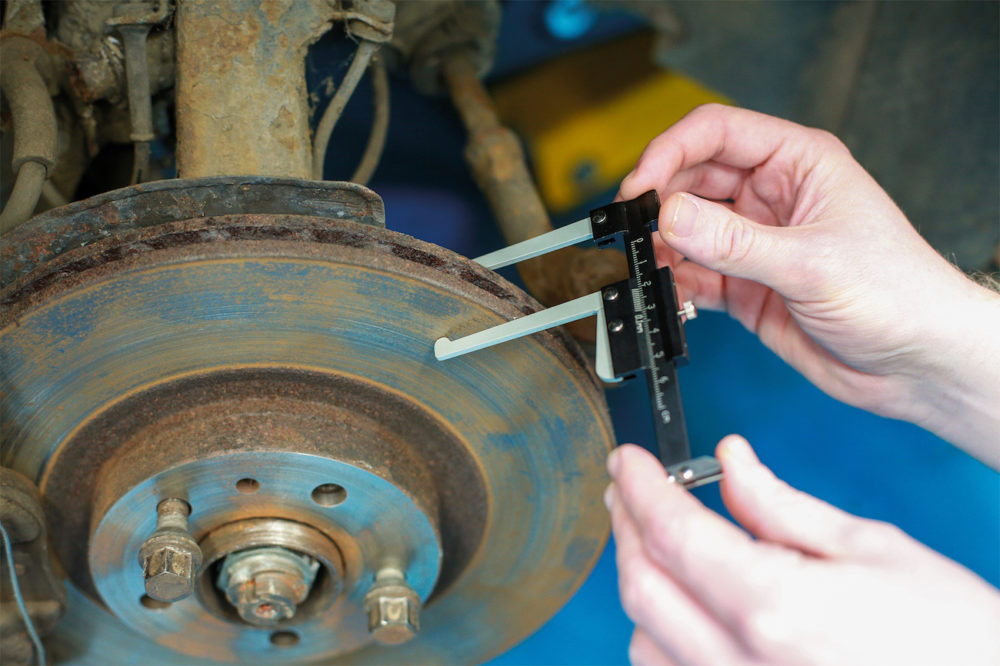 New combined brake disc and tyre tread depth gauge from Laser Tools ...