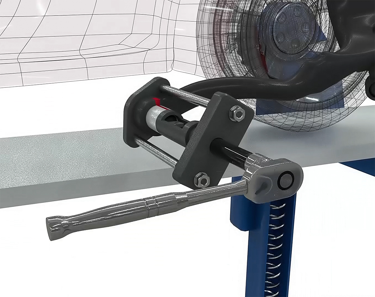 New rear trailing arm bush removal kit for Opel, Fiat vans - factorfocus.ie